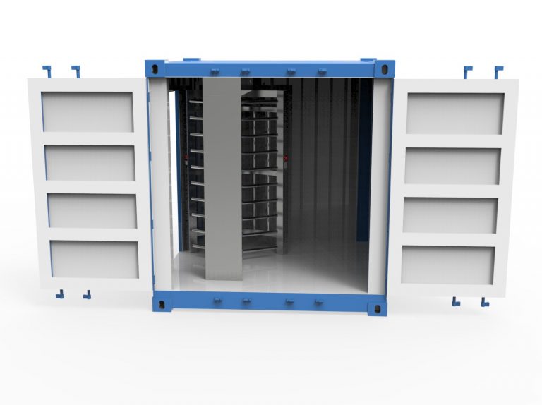 2MFHT-4C Single Full Height Access Container Turnstile