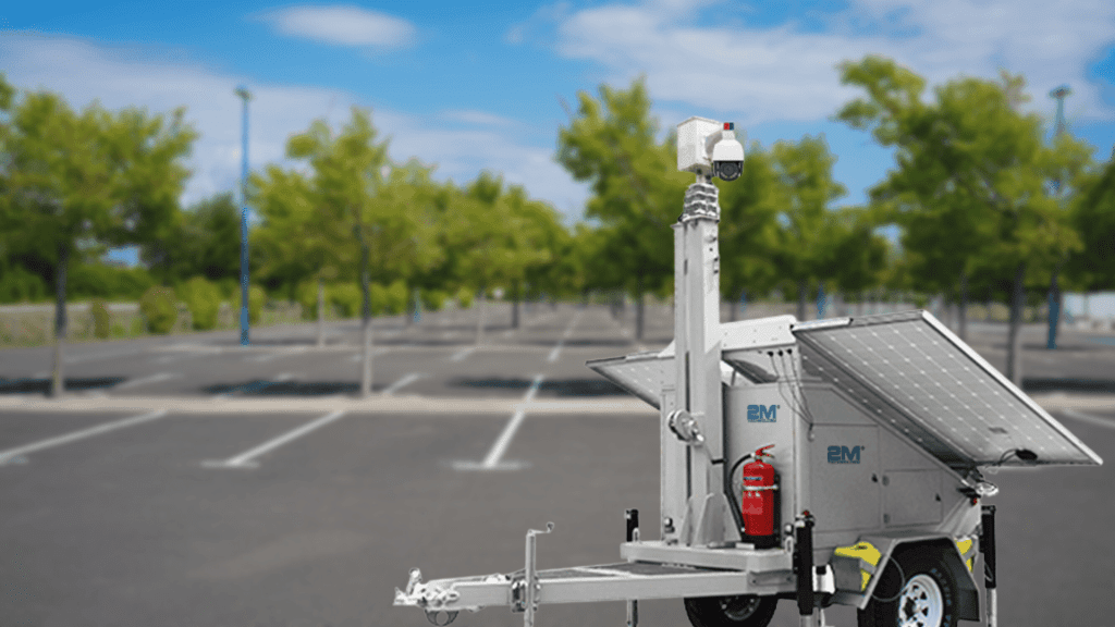 Upgrade Parking Lot Security with Solar CCTV Trailers | 2M Technology