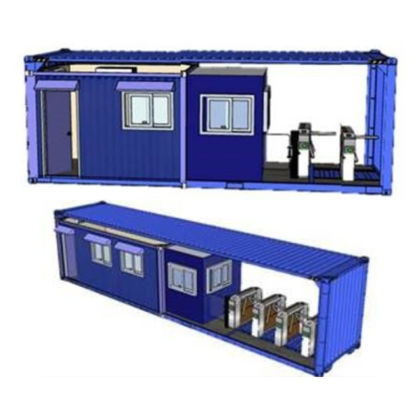 Custom Container Turnstiles - Custom Security Solutions- 2M TECHNOLOGY INC