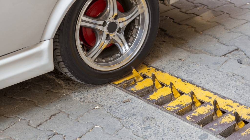 Traffic Spikes for Parking Lot Security & Traffic Management