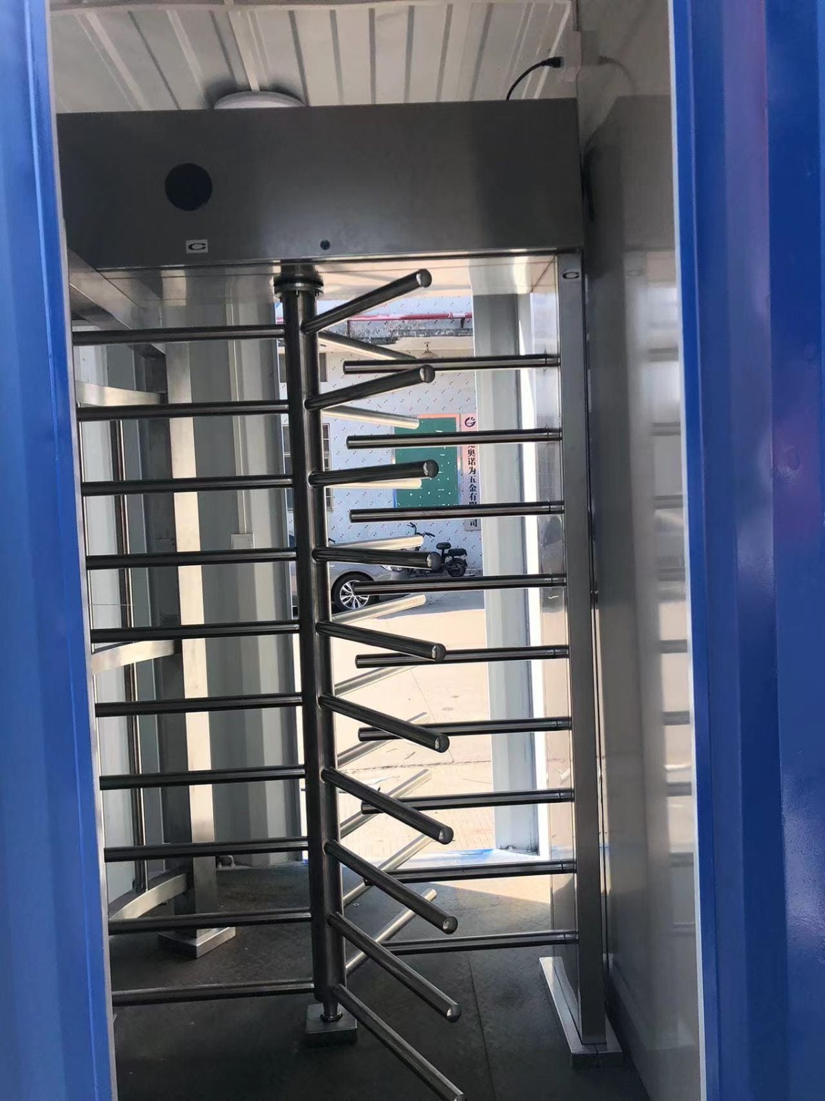 Portable Access Control with 2M Custom Container Turnstiles
